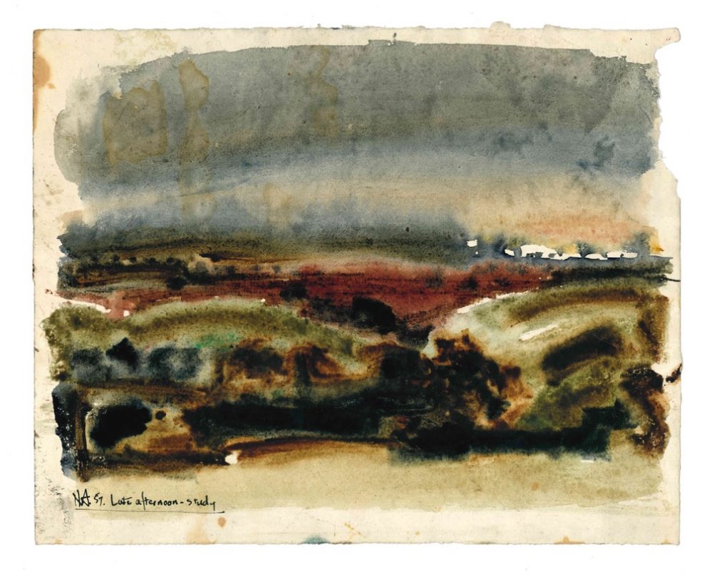 Norman Adams, Watercolours Four Distinctive Landscapes - Gavagan ...