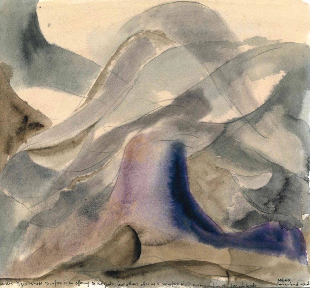 Norman Adams, Watercolours Four Distinctive Landscapes - Gavagan ...